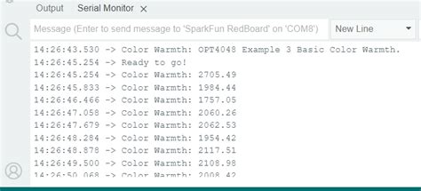 arduino examples sparkfun tristimulus color sensor opt4048dtsr