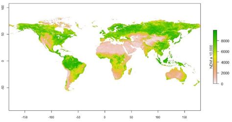 Global Vegetation Greenness Ndvi From Avhrr Gimms 3g 1981 2022