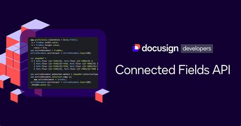 connected fields api reference docusign