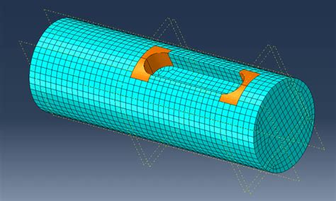 Abaqus Partitioning A Shaft With A Keyway Eng Tips