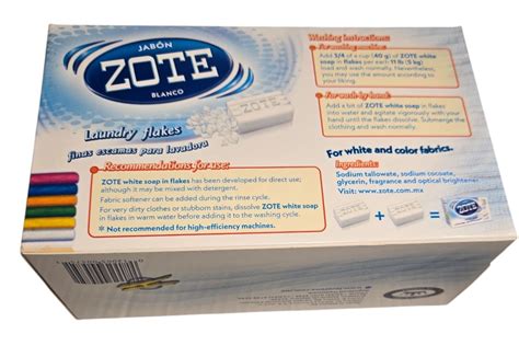 Jabon Zote Blanco Laundry Flakes White All Natural Laundry Soap 176