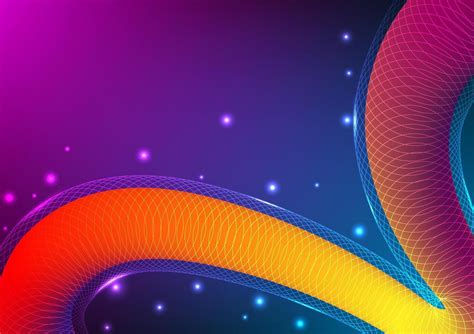 Digital Technology Wavy Gradient Background Abstract Gradient Wireframe Concept Design For