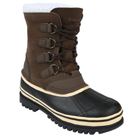 Mens Winter Snow Boots Waterproof And Insulated