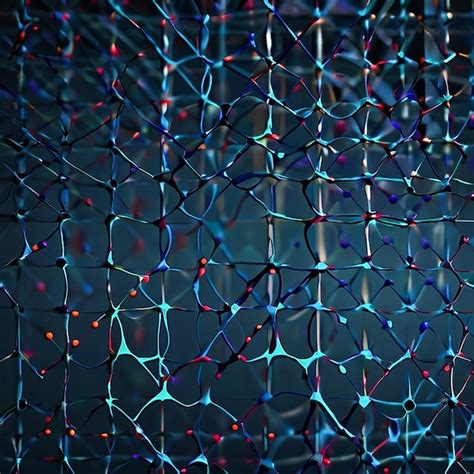 Global Network Connection Digital Technology And Communication Concept Blue Polygon Template