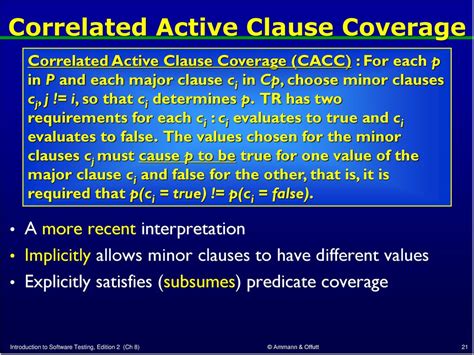 Introduction To Software Testing Chapter 81 Logic Coverage Ppt Download