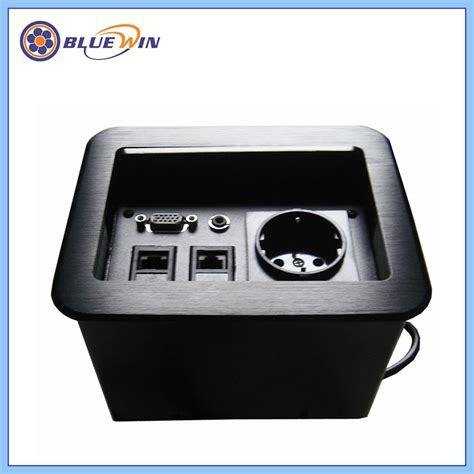 Cover Sliding Hidden Socket With European Power China Table Socket And Electric Socket