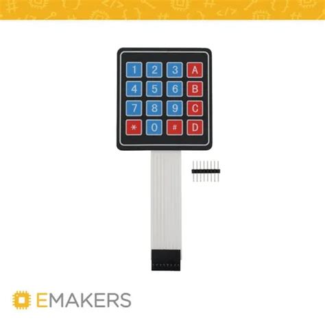 Teclado Adhesivo Membrana Matricial 4x4 X2un Para Arduino En Venta En Capital Federal Capital