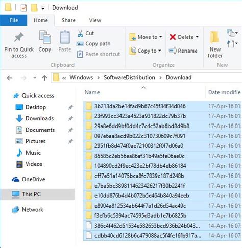 Delete Windows Update Cache To Reclaim Space