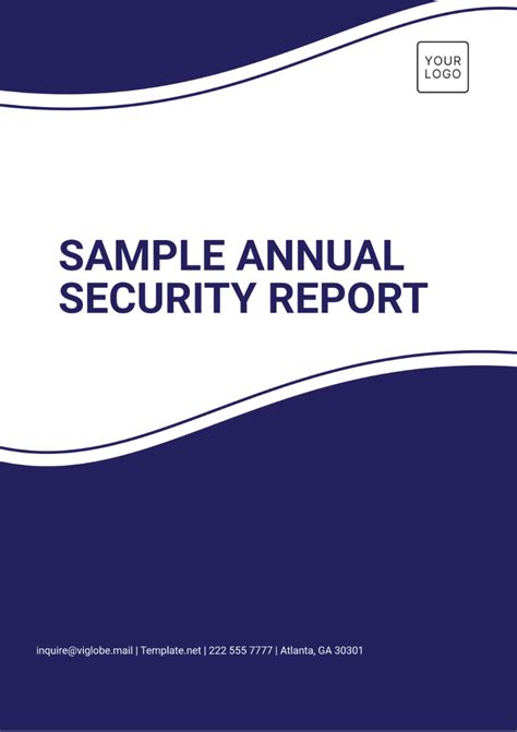 Free Security Report Templates To Edit Online And Print