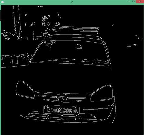 how do i remove unwanted background edges for my anpr project opencv