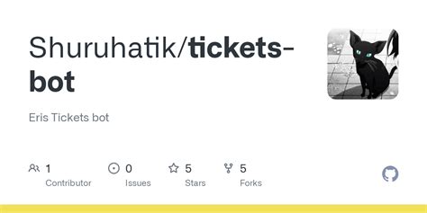 github shuruhatik tickets bot eris tickets bot