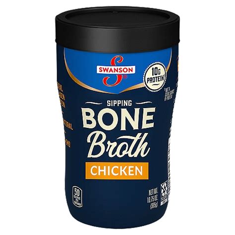 Swanson Sipping Bone Broth Chicken Bone Broth 10 75 Ounce Sipping Cup