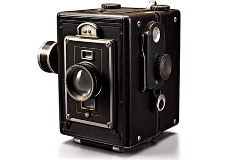Premium Ai Image Vintage Black Box Camera From The 1920s Classic