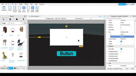 How To Make A Play Button In Roblox Studio Youtube