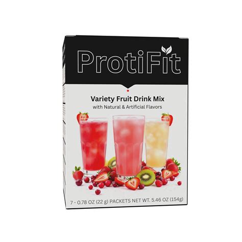 Proti Fit Variety Fruit Drink Mix Fitwise Nutrition