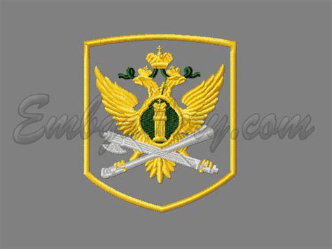 "Шеврон ФСИН" | Machine embroidery design
