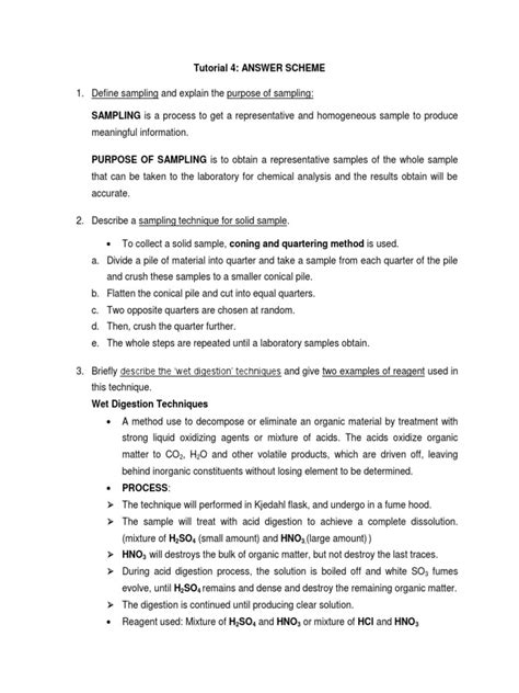 chm256 tutorial 4 answer pdf nitric acid solution