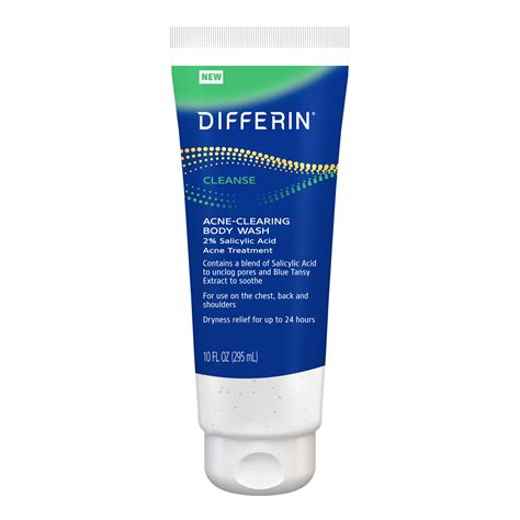 Differin Benzoyl Peroxide Body Wash At Steven Serpa Blog