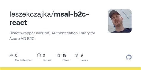 Github Leszekczajkamsal B2c React React Wrapper Over Ms