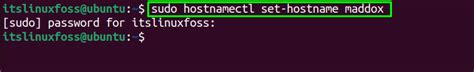 How To Set Or Change Hostname In Linux Its Linux FOSS