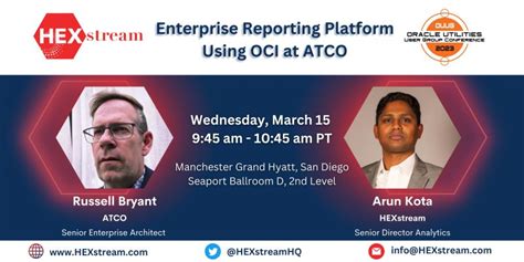 hexstream on linkedin ouug2023 utilityanalytics oci eap