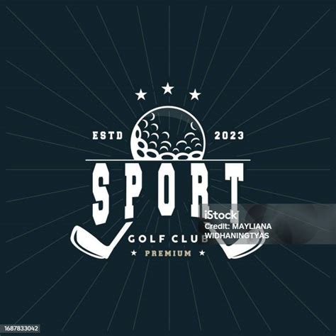 골프 로고 볼 게임 스포츠 클럽 팀 골프 게임 토너먼트 디자인 기호 템플릿 일러스트레이션 Championship에 대한 스톡 벡터 아트 및 기타 이미지 Istock