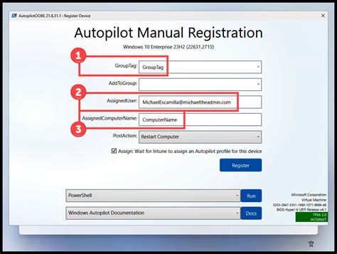 Register Autopilot Devices AutopilotOOBE Michael The Admin