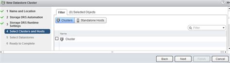 how to create a datastore cluster using the new web client