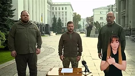 Звернення Володимира Зеленського щодо підписання Україною заявки на вступ до НАТО жестова мова