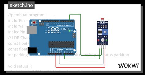 Sistem Monitoring Tempat Parkir Wokwi Esp32 Stm32 Arduino Simulator