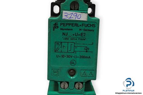 Pepperl Fuchs Nj40 U E2 Inductive Sensor Platinum International