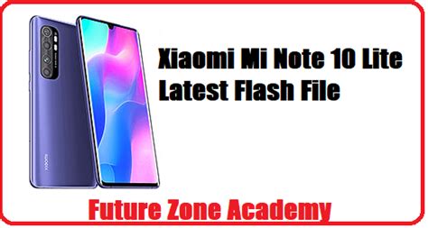 Xiaomi Mi Note Lite Latest Flash File Future Zone Academy