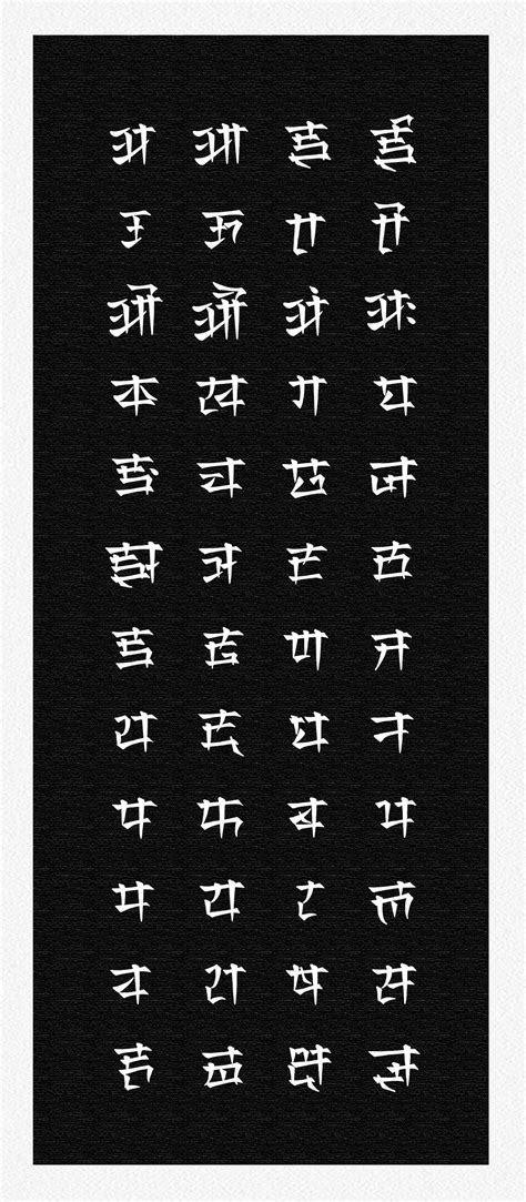 Devanagiri Script With Chinese Strokes Scrolller