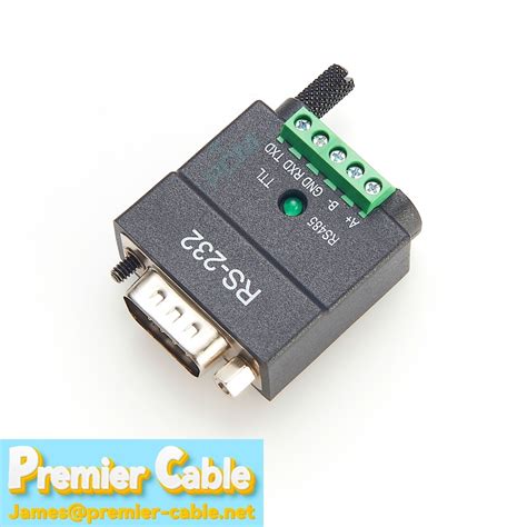 Čína Rs232 Db9 Samec Na Rs485 Ttl 2 V 1 Výrobci Adaptéru Konvertoru Dodavatelé Továrna