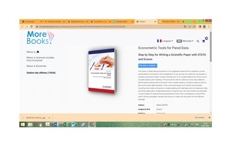 PDF Econometric Tools For Panel Data Step By Step For Writing A Scientific Paper With STATA