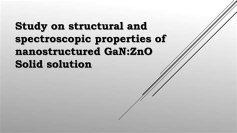Structural And Spectroscopic Properties Of Gan Znopptx