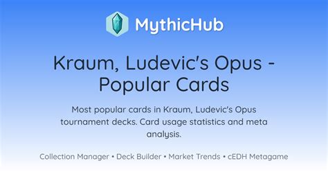 Kraum Ludevics Opus Popular Cards Mythichub