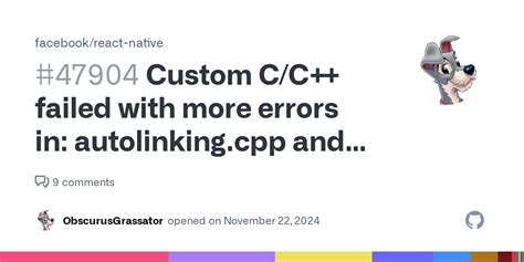 Custom C C Failed With More Errors In Autolinking Cpp And React Native Safe Area Context