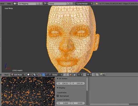 Distorted Blender UV Face Unwraping Blender Stack Exchange