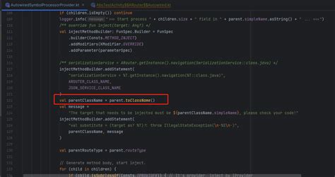 在泛型类使用 autowired 注解编译报错 · issue 8 · jailedbird arouterkspcompiler