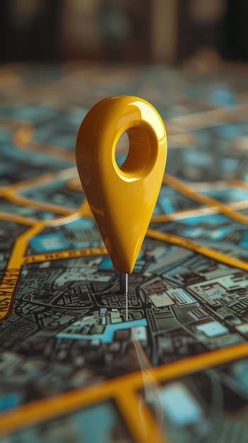 Premium Photo 3d Pin Icon Indicating Important Place On The Map Pin