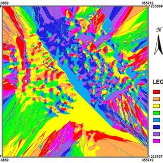 Flow Direction Map Of The Study Area Download Scientific Diagram