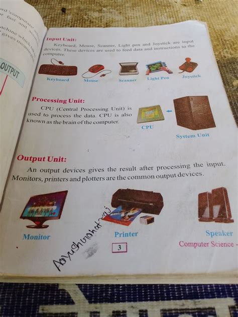 Input Unit Keyboard Mouse Scanner Light Pen And Joystick Are Input De