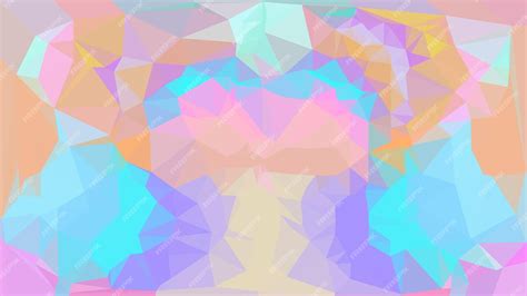 Premium Photo Unique Polygons Cute Colirs Art Background
