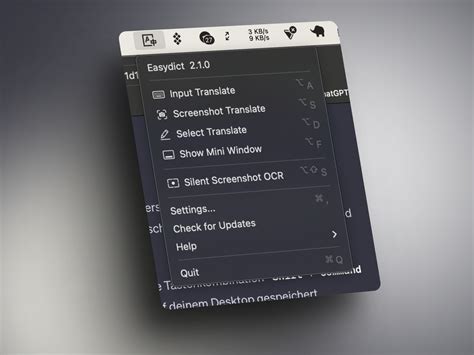 easydict viele Übersetzungstools in einem für macos