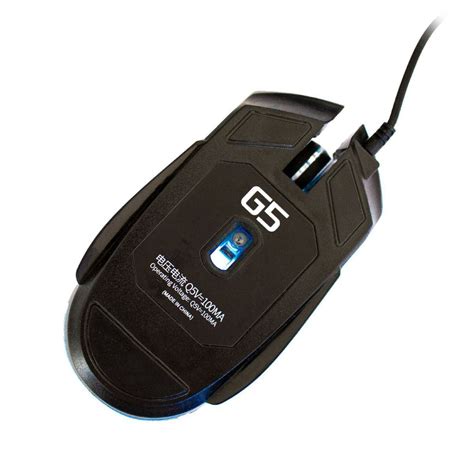 Mouse Gamer Yindiao G5 Con Estilo Deportivo Y RGB Con 4 Niveles DPI