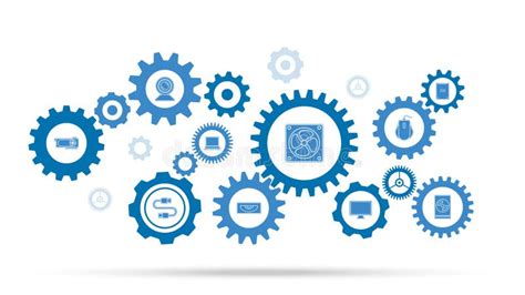 Pc System Fan Icon From Computer Parts Set Stock Illustration Illustration Of Desktop