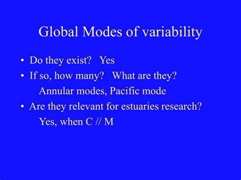 Ppt The Dominant Patterns Of Climate Variability Powerpoint Presentation Id1705797