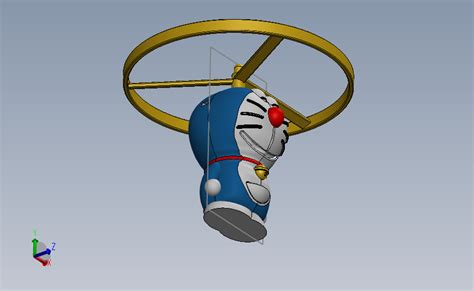 哆啦a梦主角机器猫solidworks 2011模型图纸下载 懒石网