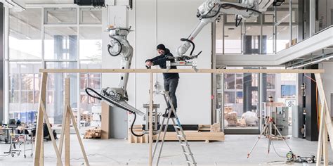 Robotic Collaboration In Timber Construction Eth Zurich